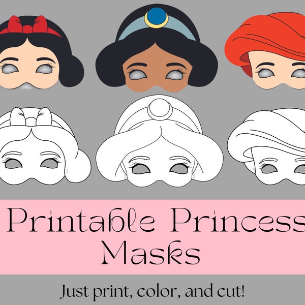 Princess Mask - Etsy