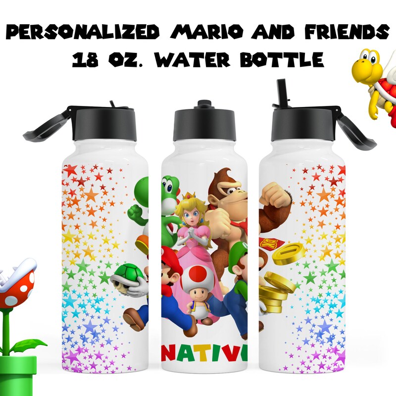 Super Mario Drink Bottle - Etsy
