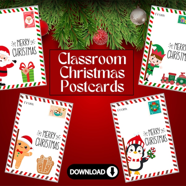 Printable Christmas Cards - Etsy
