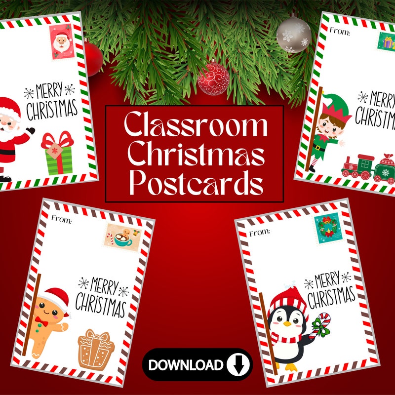 Printable Christmas Cards - Etsy