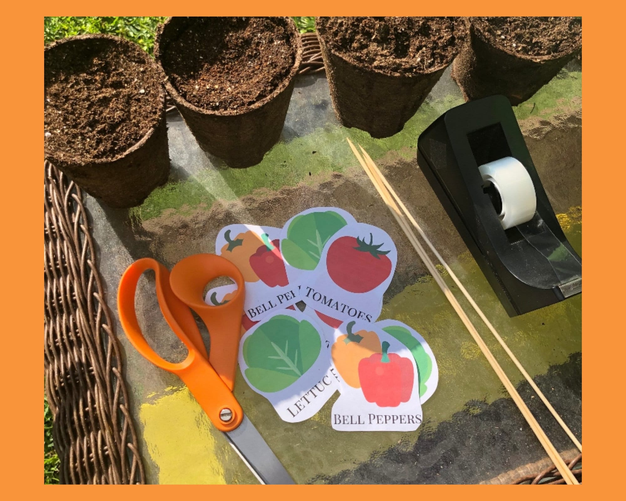 Printable Vegetable Garden Markers | Plant Labels (PDF) - Etsy