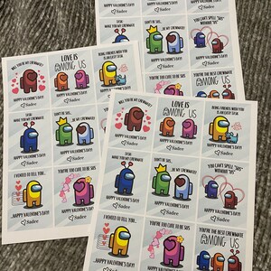 Printable Valentine's Day Cards | Among Us | Astronauts | PDF | Instant ...
