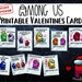 Printable Valentine's Day Cards Among Us Astronauts PDF Instant Digital ...