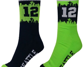 Seahawks Socks | Etsy