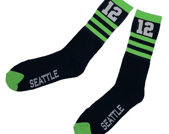 Seahawks Socks | Etsy