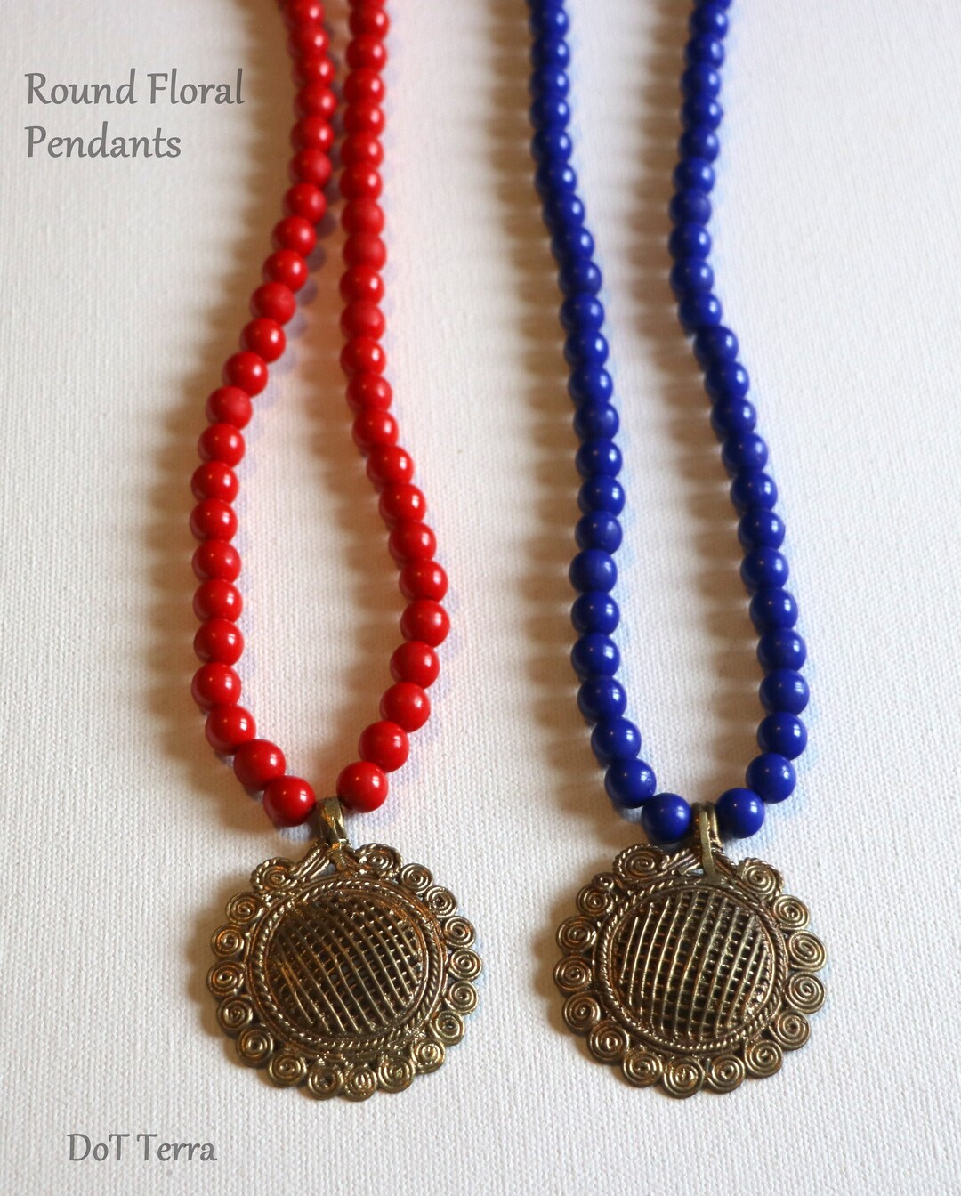 Dokra Pendant Necklace Sets! Round Pendants! Leaf Heart Pendants ...