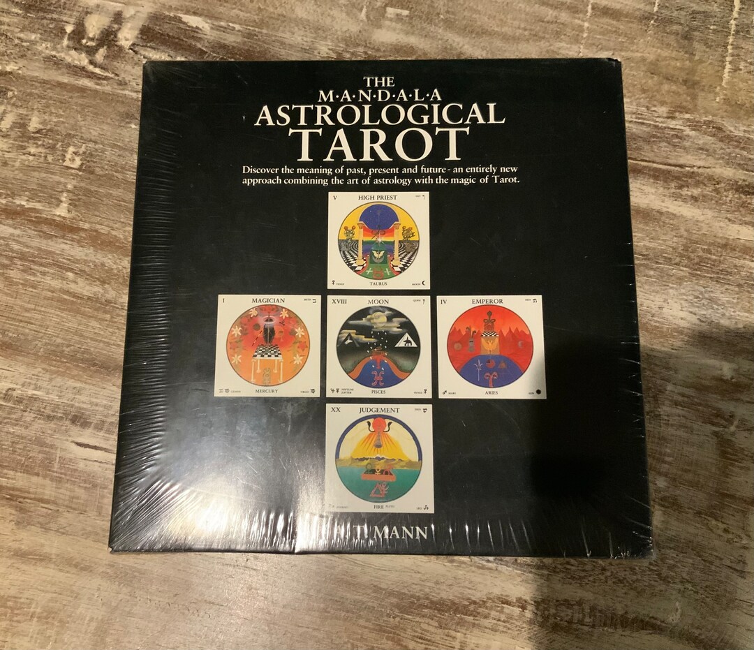 Vintage 1997 OOP the Mandala Astrological Tarot Cards & Book - Etsy
