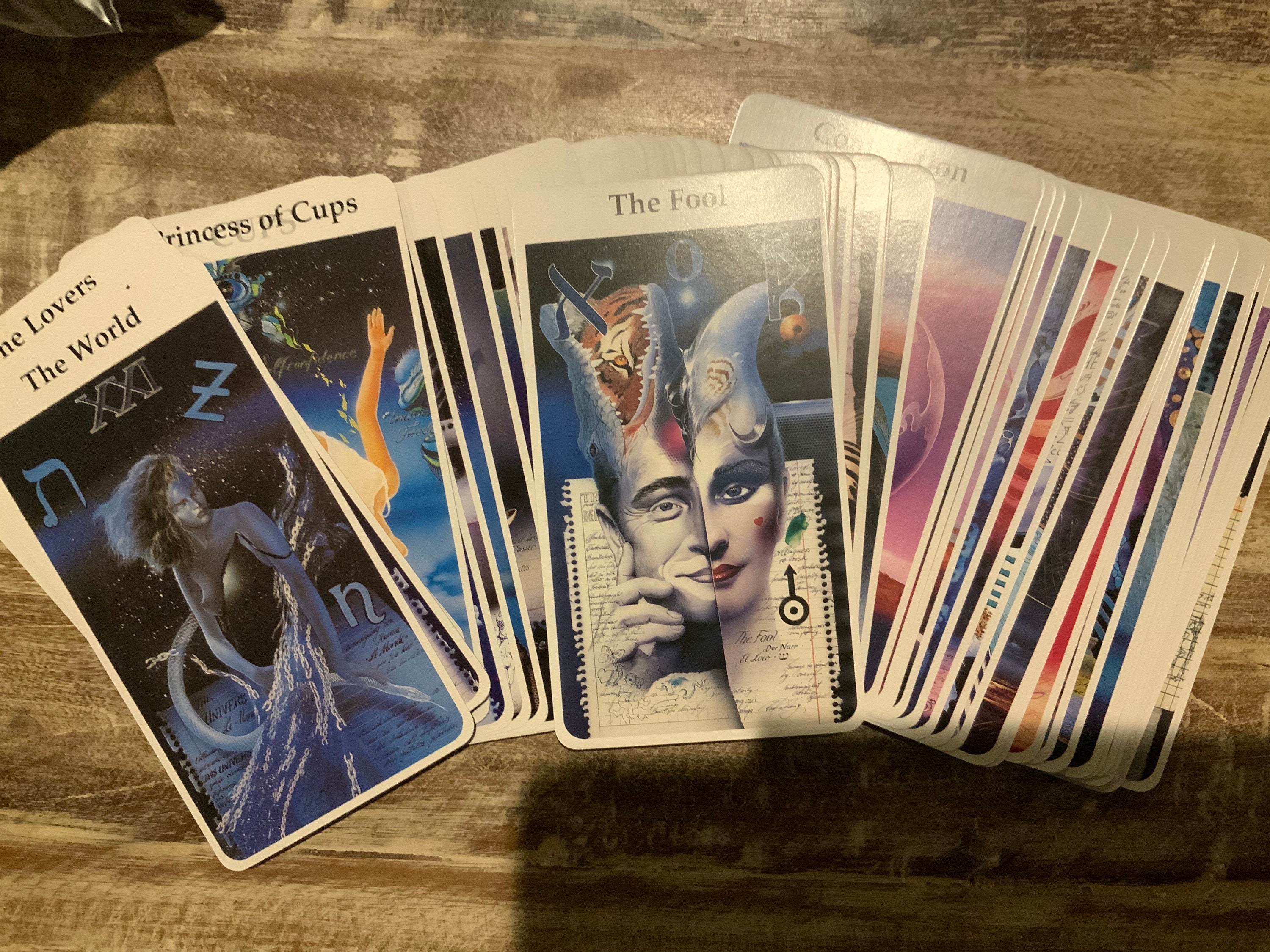 Bluestar ROHRIG Tarot Card 78 Card Deck 1995 OOP HTF - Etsy