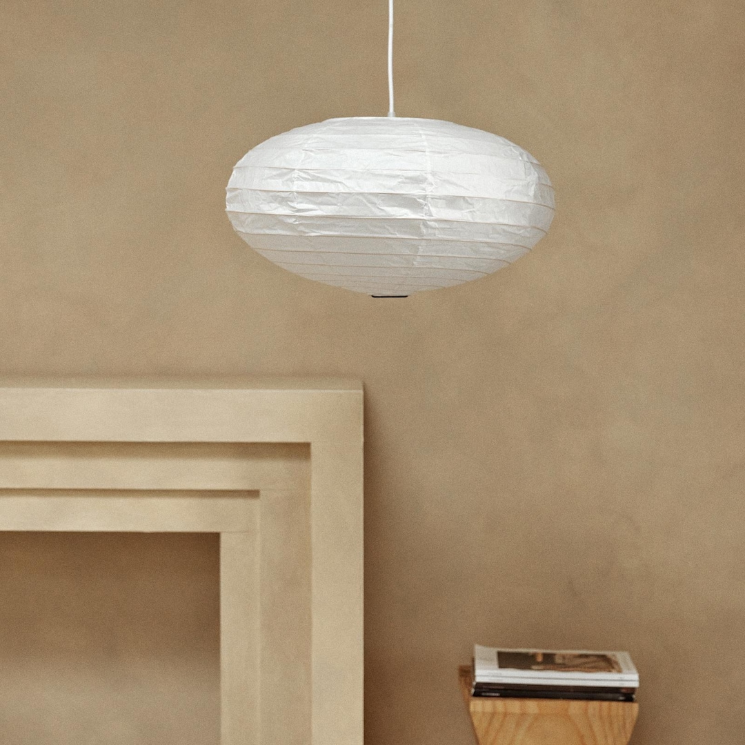 Japanese Style Oval-shaped Paper Lamp Shade 50cm, Paper Lantern, Paper ...