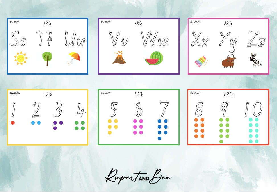 DIY Printable Busy Book Handwriting Pack DIGITAL DOWNLOAD Worksheet (22 ...