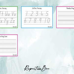 DIY Printable Busy Book Handwriting Pack DIGITAL DOWNLOAD Worksheet (22 ...