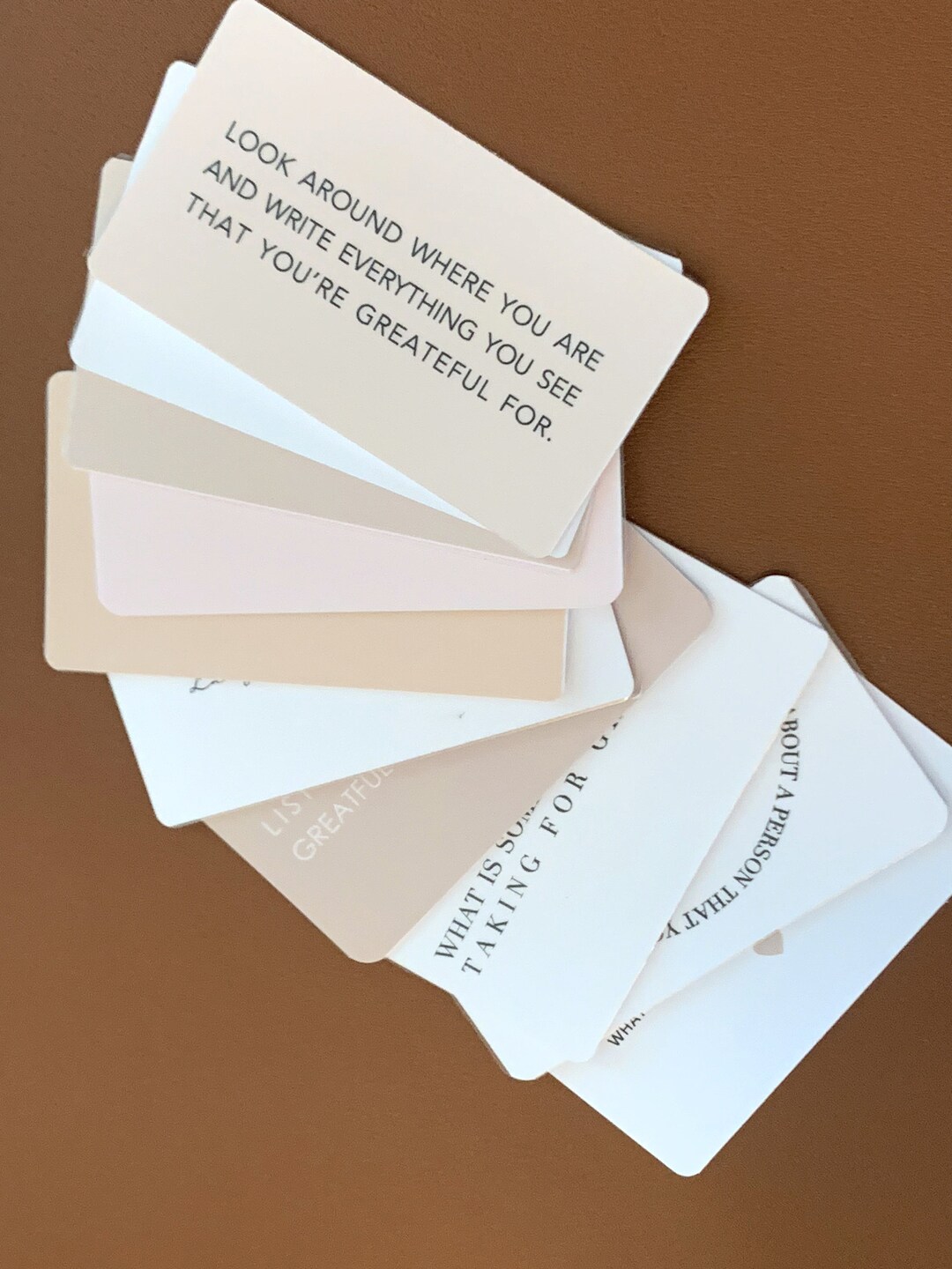 Journal Prompts Cards | Set of 10 | 3.5" X 2, Planner Card, Journal ...