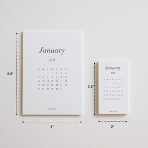 2025 Calendar Cards Planner Cards - Etsy