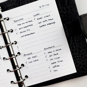 4 Notes on One Page I Printed, Transparent, A5, Half Letter, Personal ...