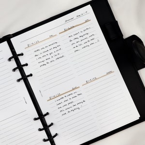 4 Notes on One Page I Printed, Transparent, A5, Half Letter, Personal ...