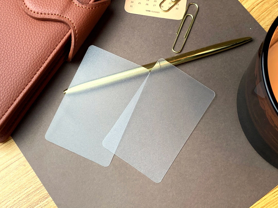 Frosted Task Card | Set of 2 | Plastic Task Card | Credit Card Size ...