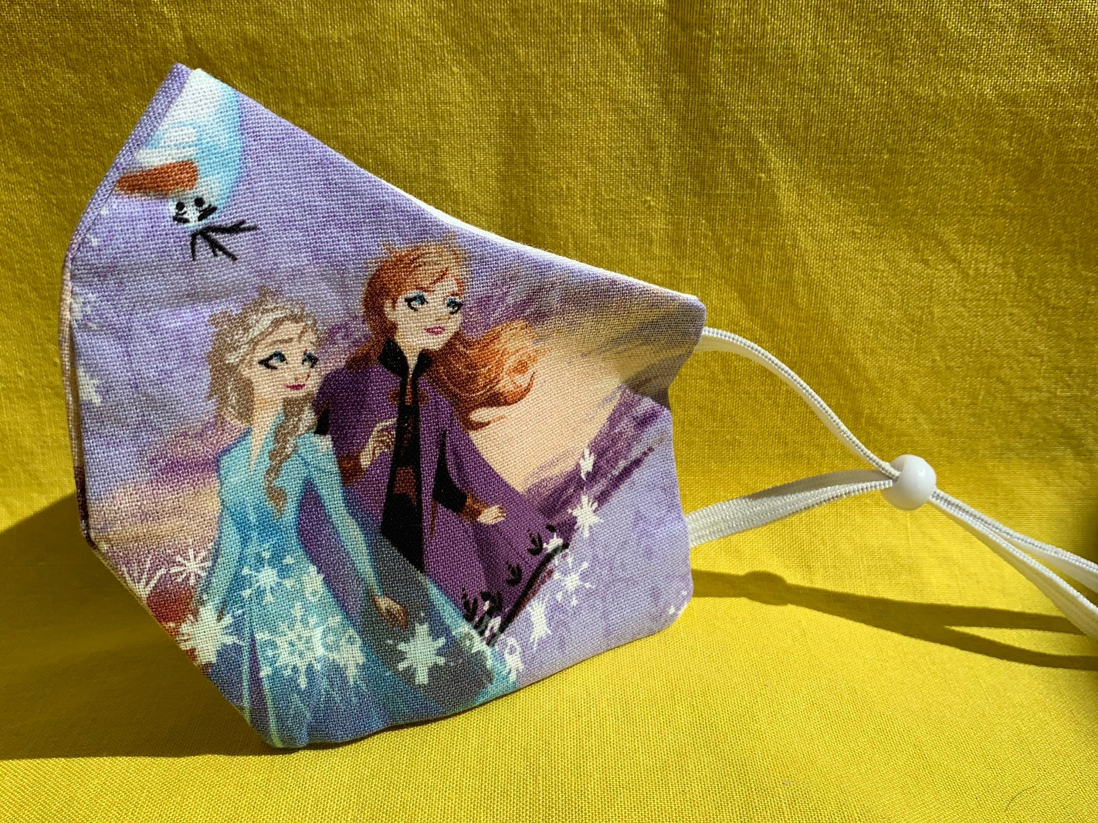 Frozen Face Mask/Elsa and Anna/Child's Face Mask Reusable | Etsy