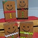 Wood Block Gingerbread Family, Wooden Gingerbread Man Shelf Decor - Etsy