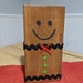 Wood Block Gingerbread Family, Wooden Gingerbread Man Shelf Decor - Etsy