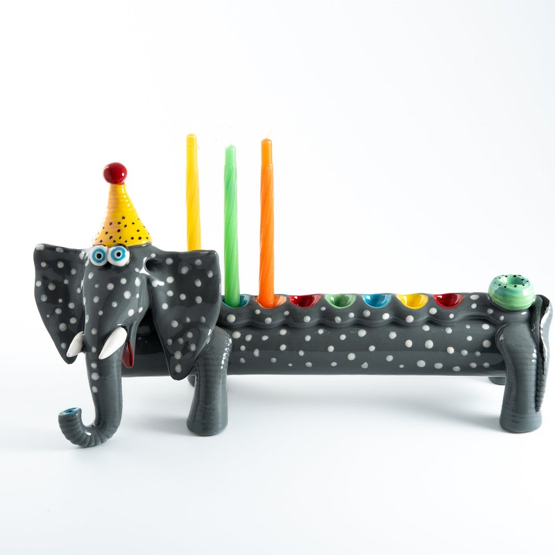 Ceramic Menorah - Etsy