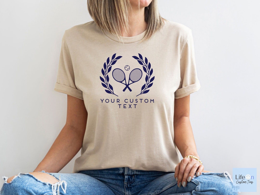 Custom Tennis Gifts, Tennis Shirt, Tennis Gifts for Women, Tennis ...