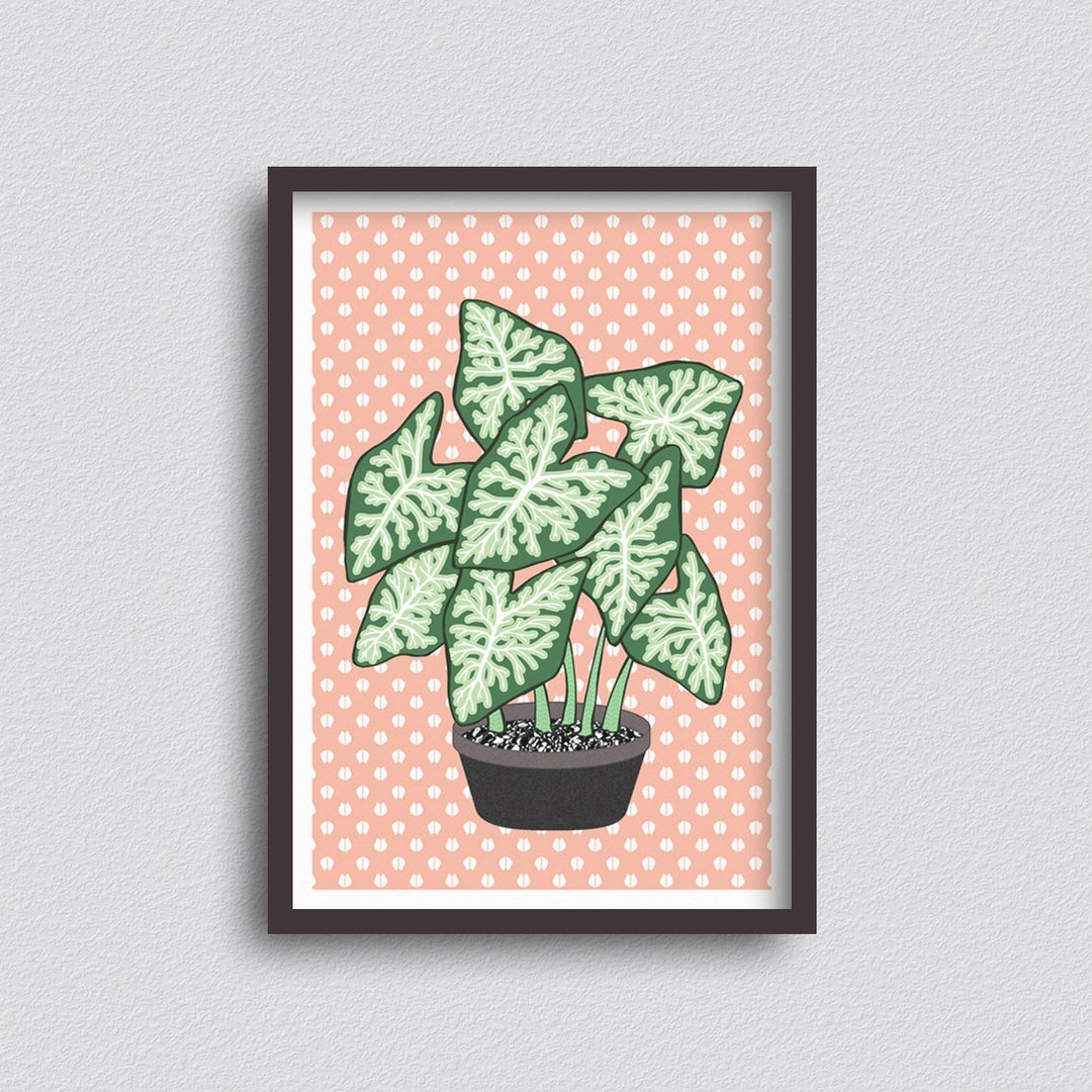 Caladium - Aaron - A3 Giclée Print - Wall Art - Surrealist Pop Art ...
