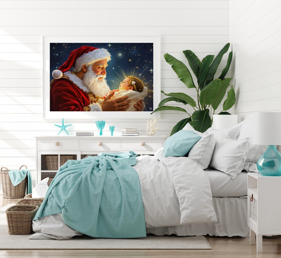 Modern Santa Claus Posters | Pop-art Christmas Decor | Creative and ...