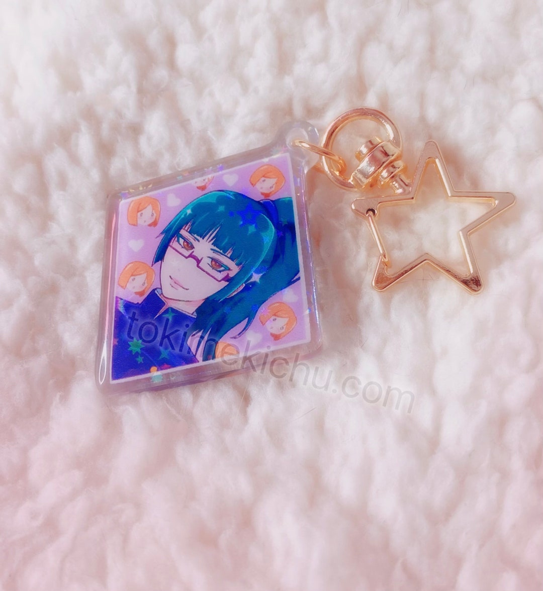 Anime Sorcerer Cute Holographic Acrylic Epoxy Charm - Etsy