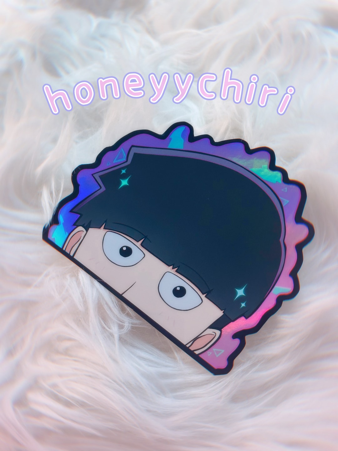 Psycho Manga Anime 100% Sticker Mob Decal Car Spot Holographic Peeker ...