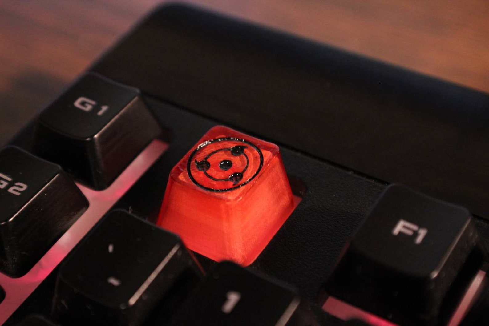 Sharingan Keycap Anime Inspired Artisan Keycaps for Cherry | Etsy