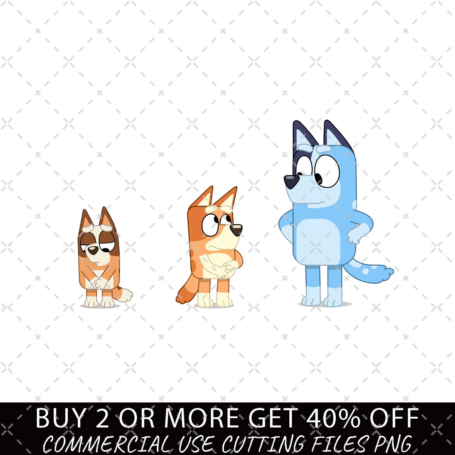 Bluey Friends PNG, Bluey Family PNG, Bluey Png, Bluey Bingo Png, Bluey ...
