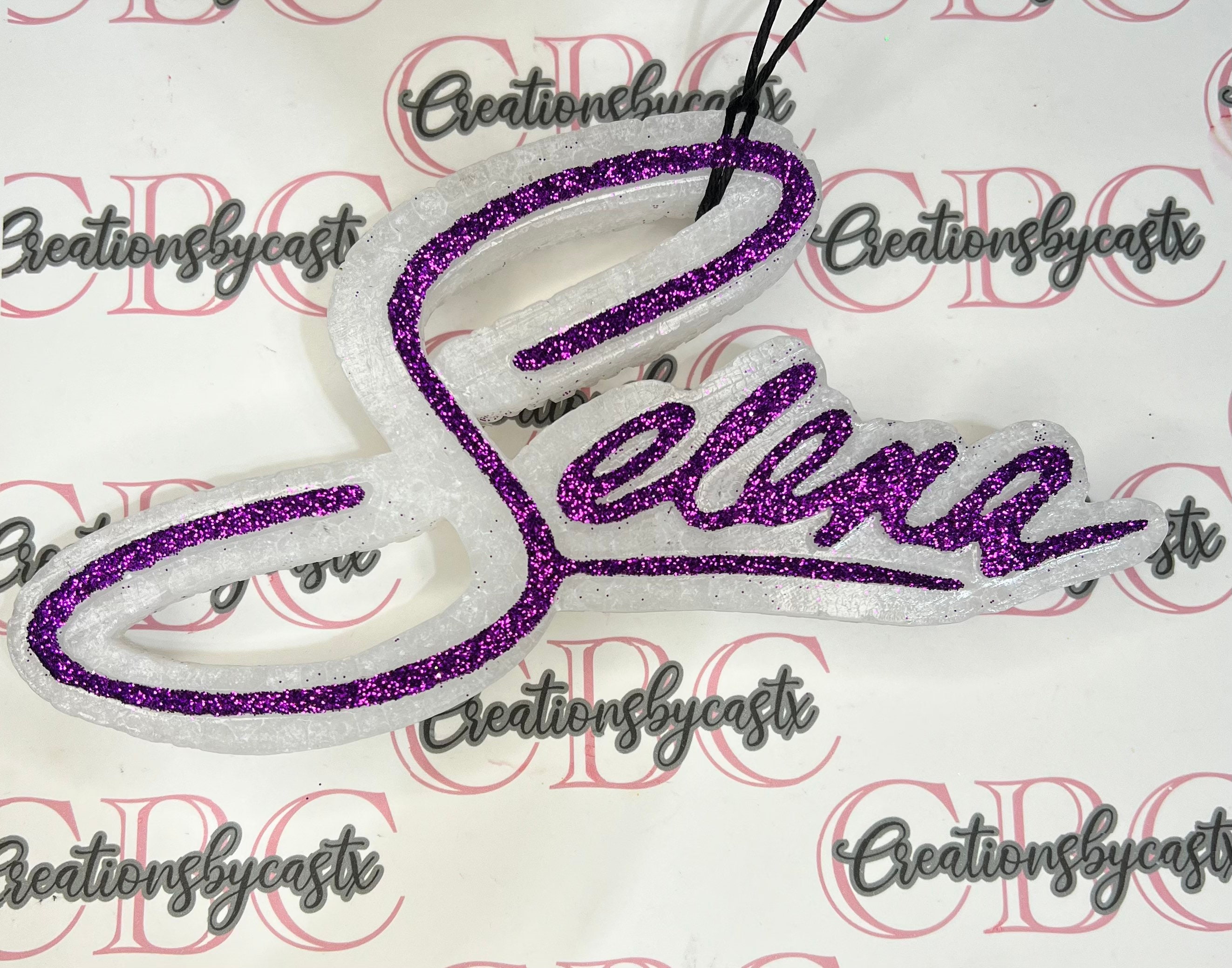 Selena Signature Car Freshener-selena Car Freshie - Etsy