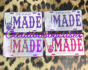 Texas Made Stickers | Etsy