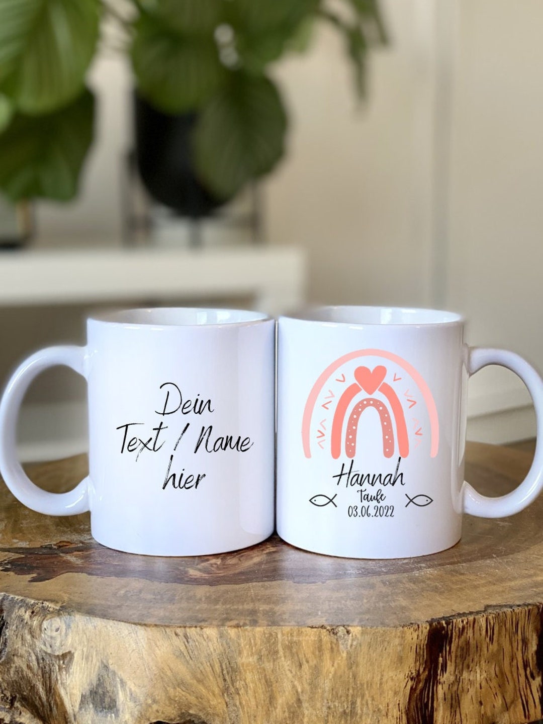 Customizable Cup - Baptism - Communion - Boys - Girls - Enamel ...