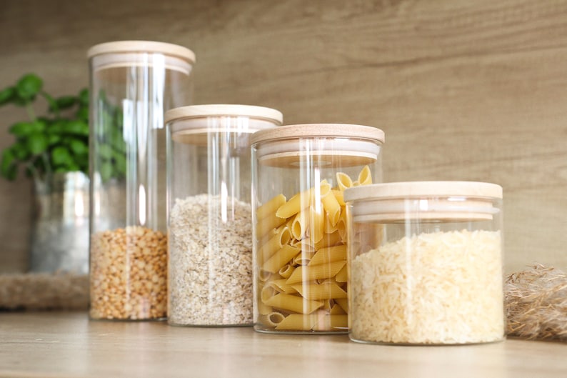 Personalized Storage Jar - Storage Jar - 4 Sizes - Wooden Lid ...