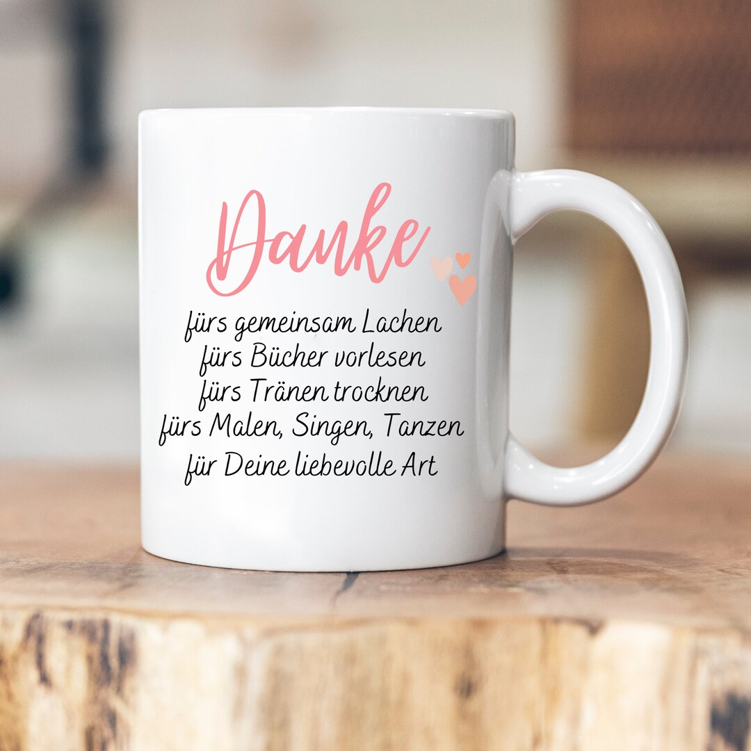 Personalisierbare Tasse - Erzieherin - Dankeschön - Abschiedsgeschenk ...