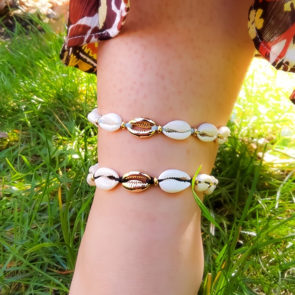 Cowrie Shell Anklet - Etsy UK