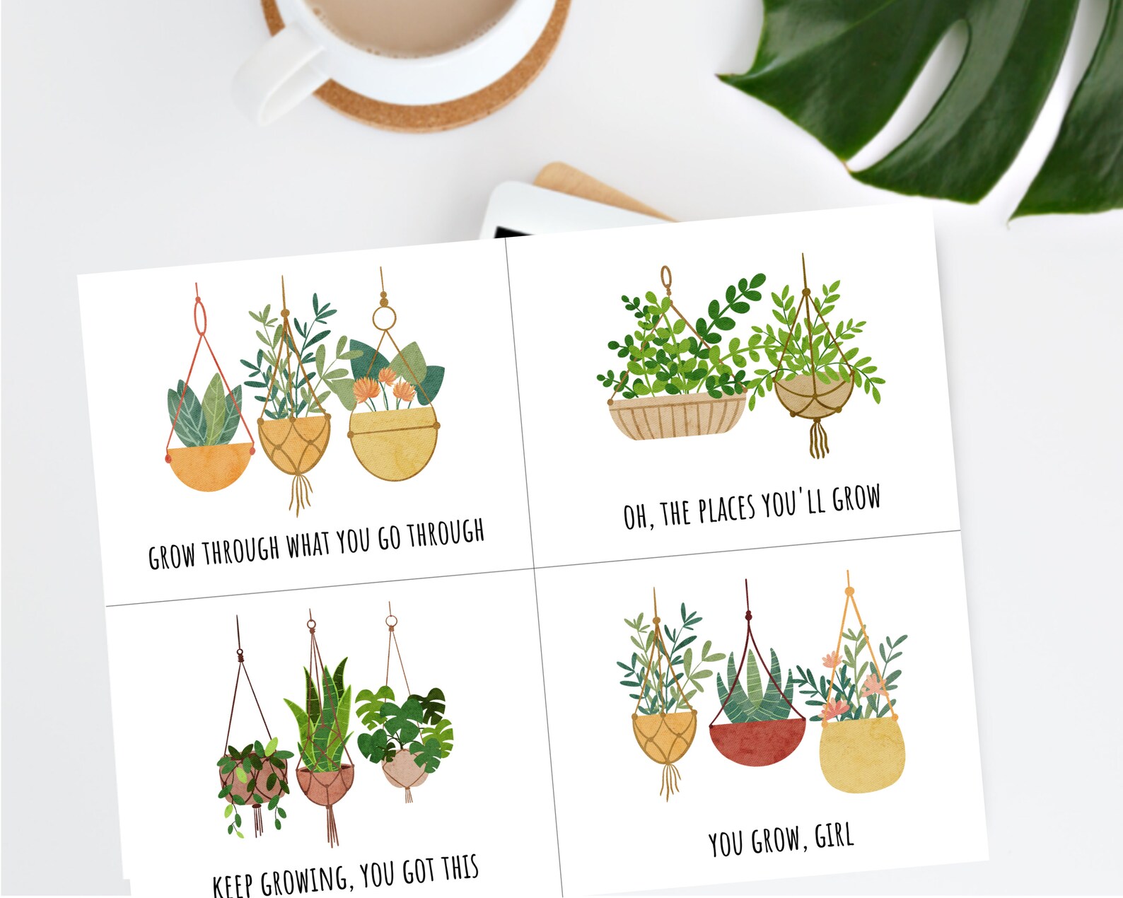 Plant Pun Printable Cards, Plant Friend Appreciation Card, Plant Lover ...