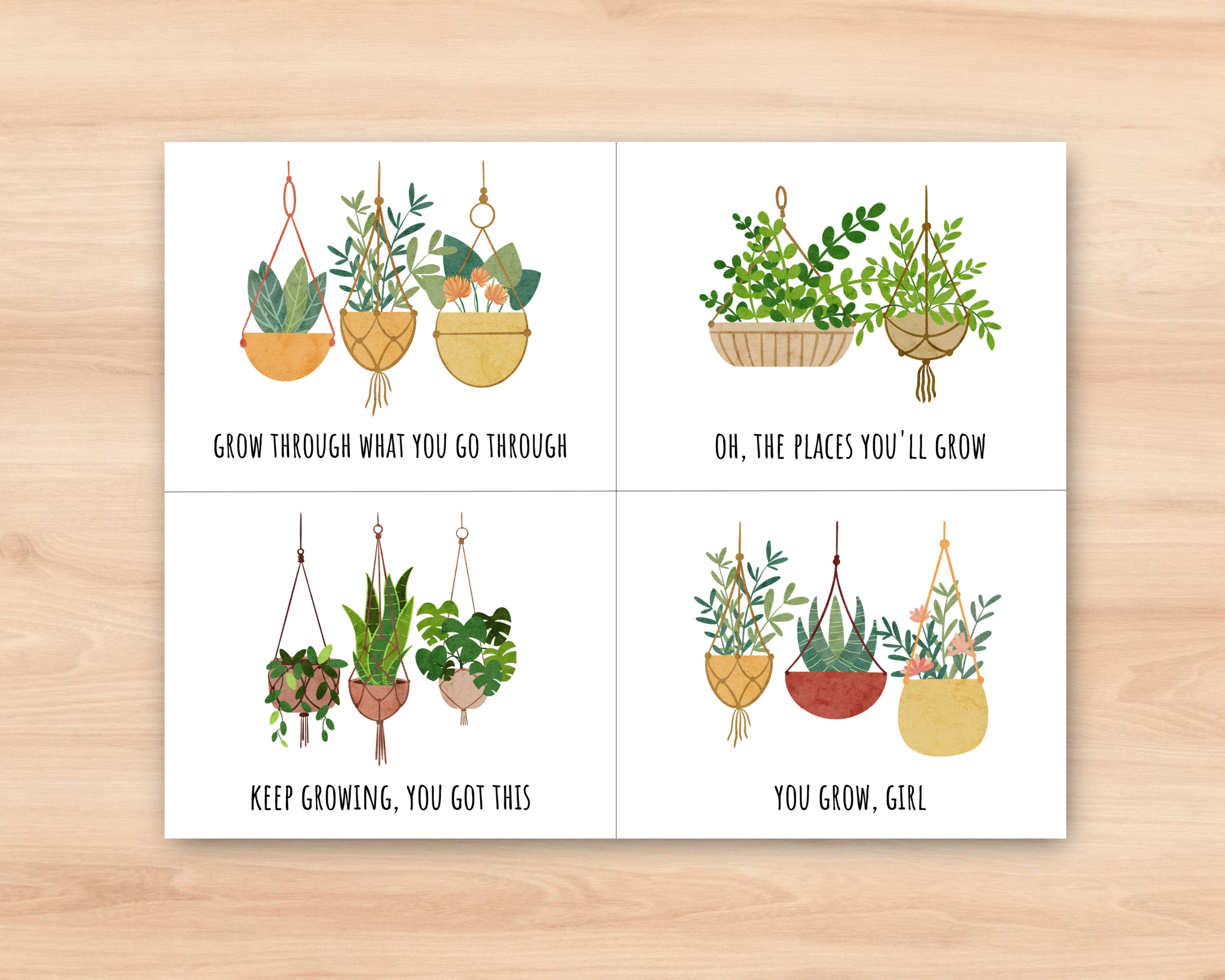Plant Pun Printable Cards, Plant Friend Appreciation Card, Plant Lover ...