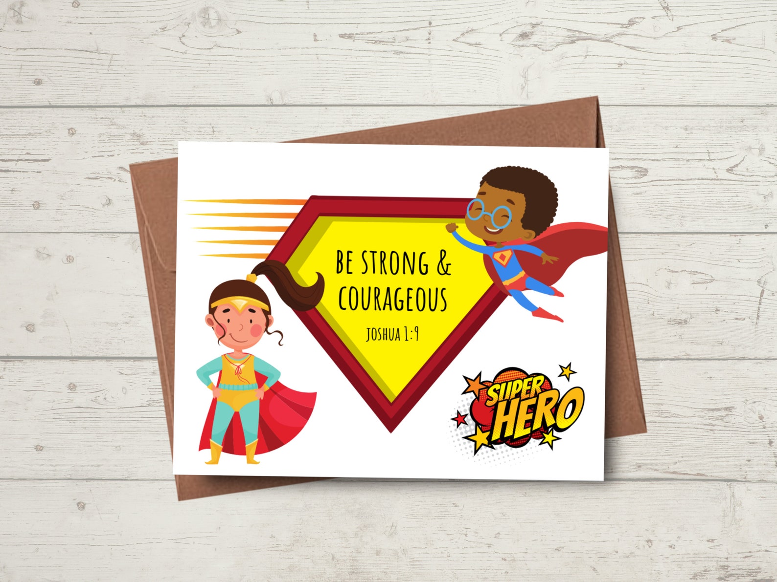 Superhero Bible Verses for Kids, Printable Bible Verse Cards, Christian ...