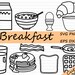 Breakfast Clipart Breakfast SVG, Brunch Clip Art, Breakfast Food SVG ...