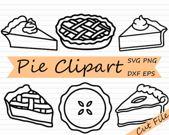 Pie SVG Pie Slice Clipart Pumpkin Pie SVG Thanksgiving | Etsy