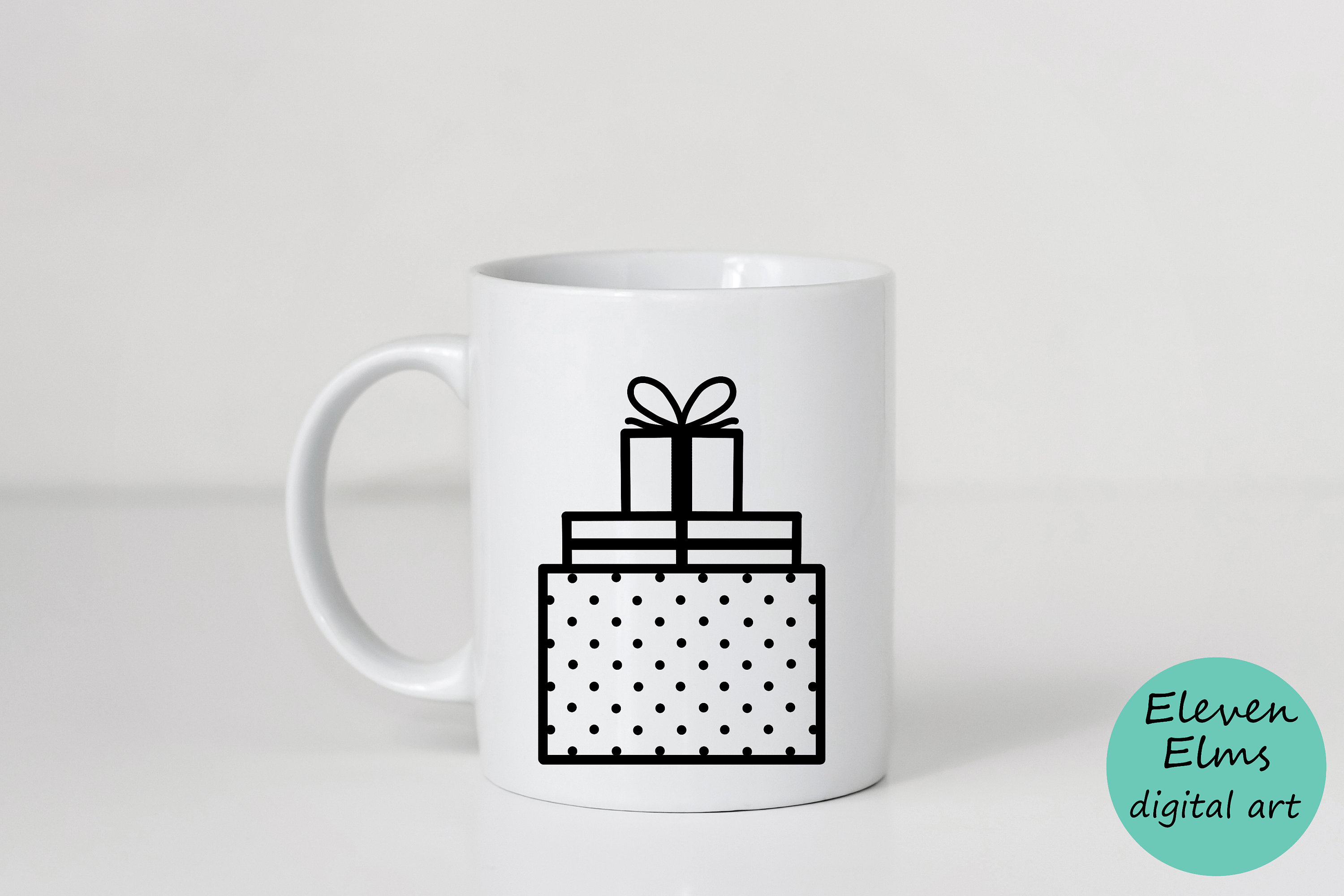Christmas Gift SVG - Present SVG Bundle, Gift Box SVG, Presents Clipart ...