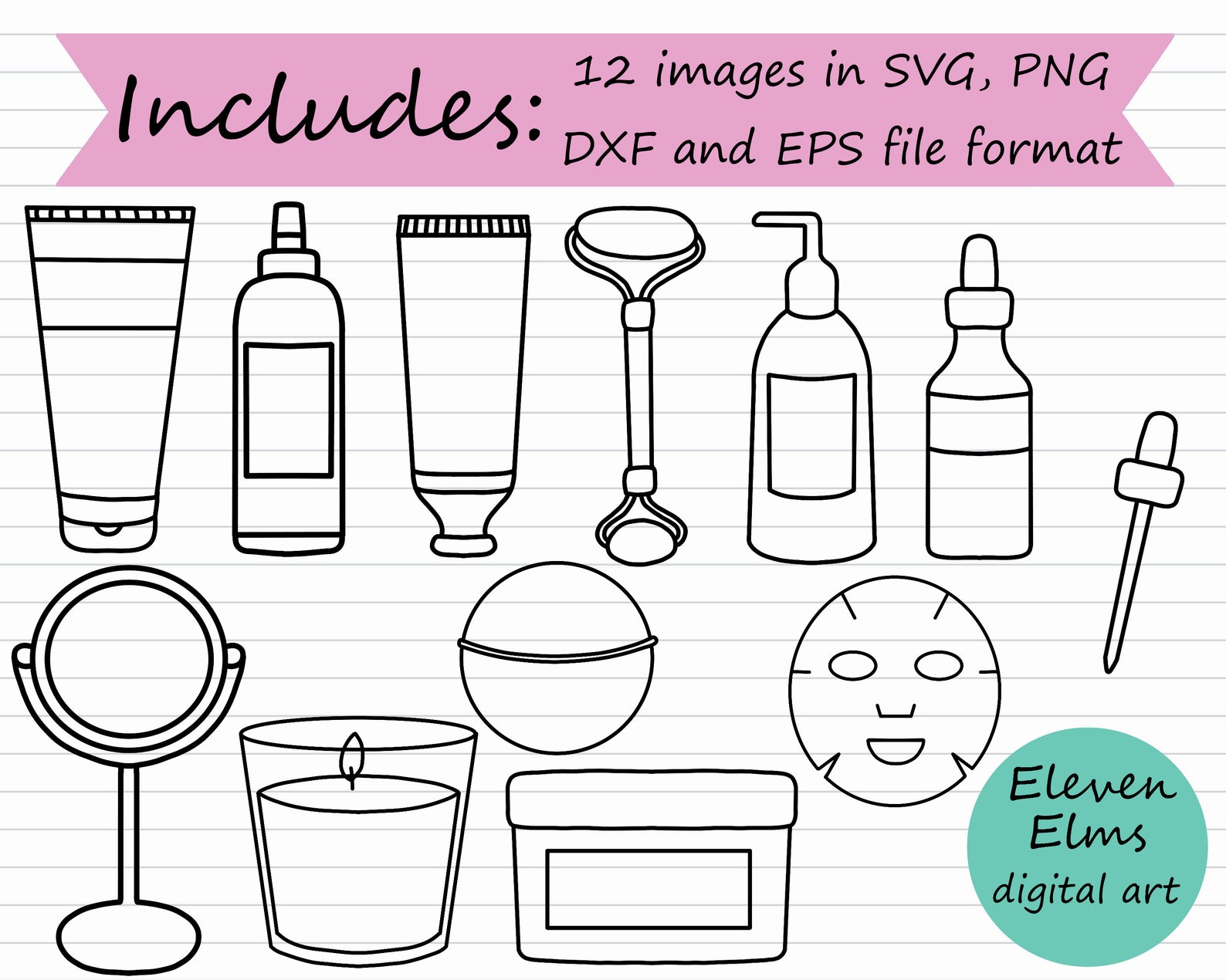 Self Care SVG Bundle - Skin Care SVG, Self Love Graphic, Cricut Cut ...