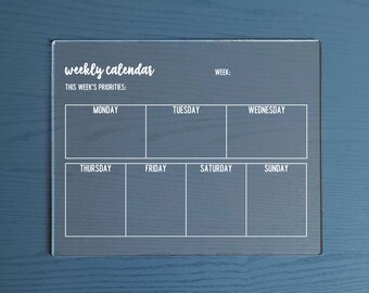 Acrylic Calendar Sign Svg - Etsy
