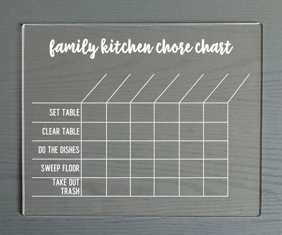 Clear The Table Chore