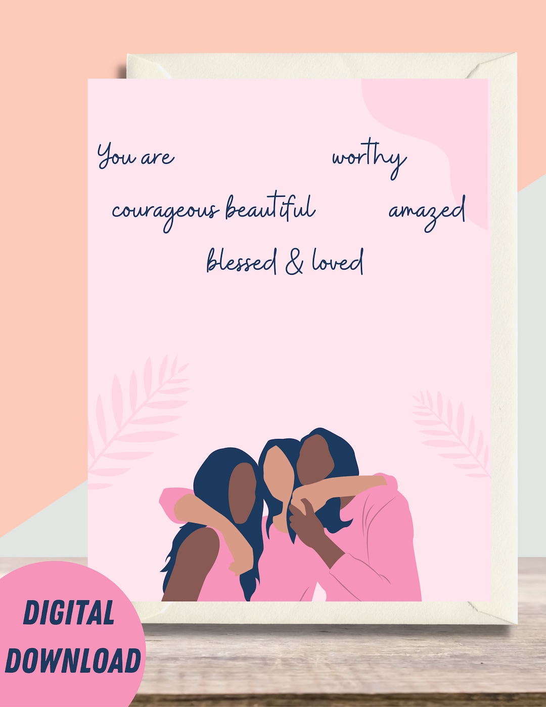 Best Friends Forever Friendship Card, Digital Download Eden Treasure ...