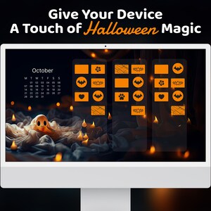 Desktop Wallpaper, Halloween Aesthetic, 2024 2025 Calendar, Spooky ...