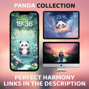 Panda Wallpapers, iPhone Lock Screen, Kawaii Aesthetic, Japanese Art ...