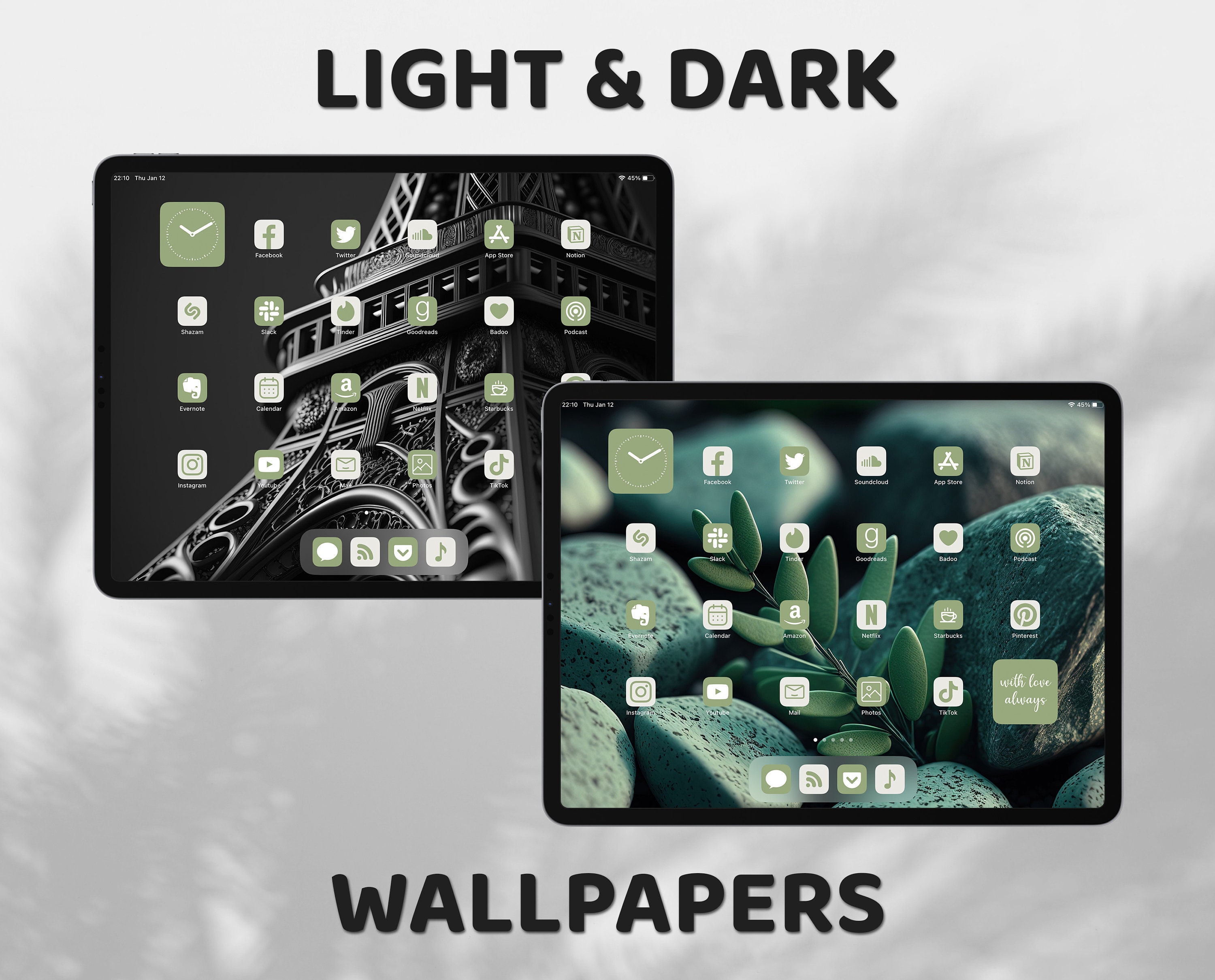 Ios Icons Green Sage Green Ipad Theme Pack Neutral Colors - Etsy